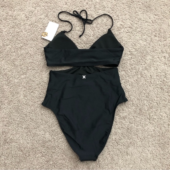 Hurley | Swim | Hurley Cheeky Halter Onepiece Monikini Swimsuit | Poshmark